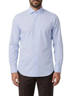 TINTORIA MATTEI 954 Stretch Cotton Shirt - Blue