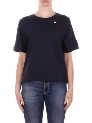 K-WAY K-Way Short Sleeve Crewneck T-Shirt Blue