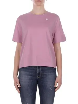 K-WAY K-Way Short Sleeve Crewneck T-Shirt Violet