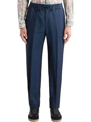 Etro Tailored Trousers With Drawstring Waist - Blue