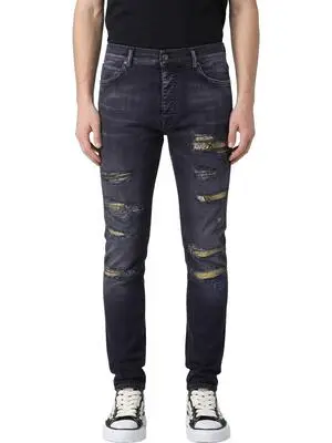 Amiri Slim Fit Distressed Denim Jeans - Black