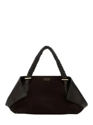 FERRAGAMO Braided Handle Top Handle Bag - Dark