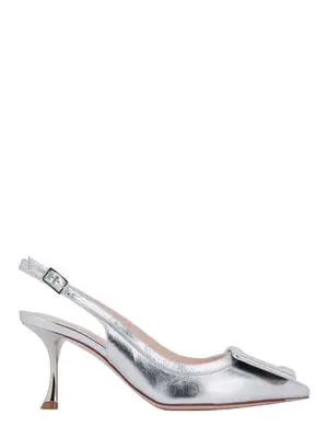 ROGER VIVIER Slingback Pumps - Silver