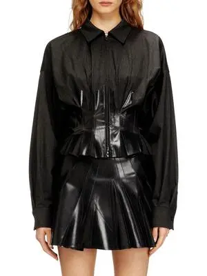 DIESEL® Zip-up Corset Jacket - Black