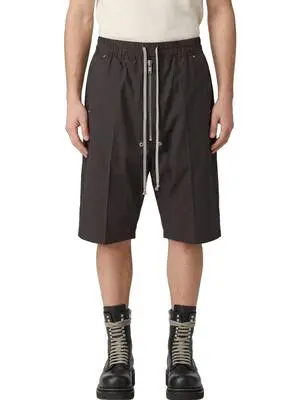 Rick Owens Elasticated Waist Zip-up Shorts - Grey