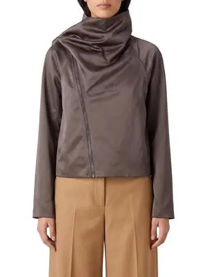 Rick Owens Rick Owens Asymmetrical Zip Jacket Grey