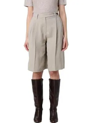 Brunello Cucinelli Brunello Cucinelli Tailored Pleated Shorts Beige