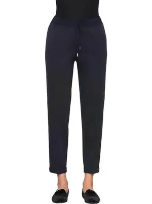 QUELLE2 Parsifal Trousers With Drawstring Waist - Blue