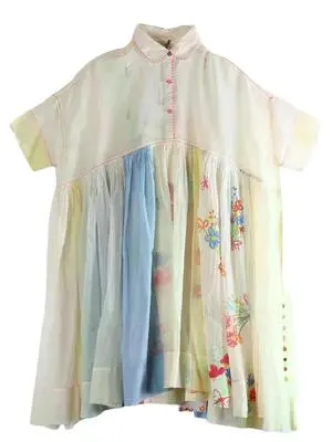 Pero Floral-print Dress - Neutrals
