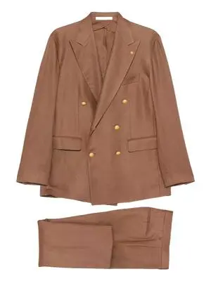 Tagliatore Double-breasted Suit - Brown