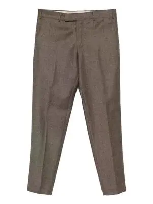 PT TORINO Houndstooth Trousers - Brown
