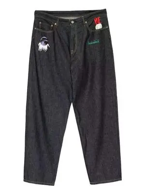 Undercover Printed Jeans - Blue