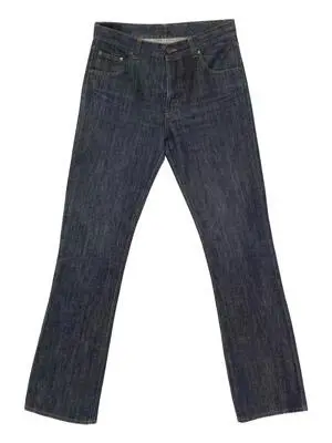 Alexander McQueen 2000s Embroidered Jeans - Blue