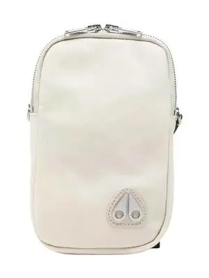 Moose Knuckles Logo Zip Crossbody Bag - Neutrals
