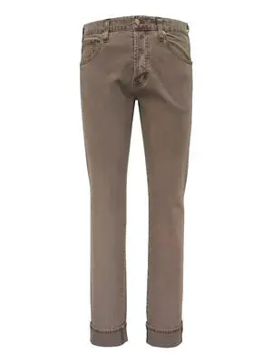 Ag Cuffed Hem Jeans - Neutrals