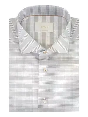 Eton Checked Shirt - Grey