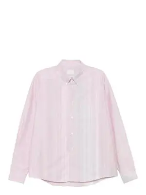 A.p.c. Striped Pocket Shirt - Red