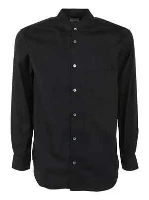 DNL Long-sleeve Button Shirt - Black