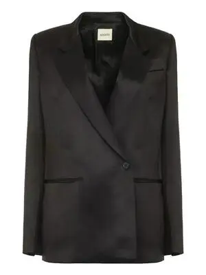 Khaite Willow Double-breasted Blazer - Black