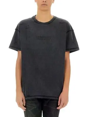 PURPLE BRAND Inside-out T-shirt - Grey