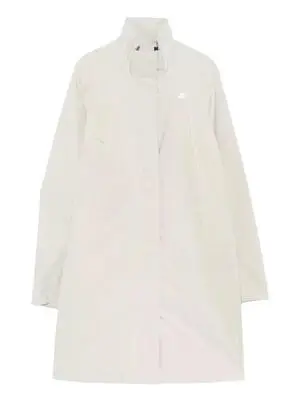 K-WAY Funnel-neck Coat - Neutrals