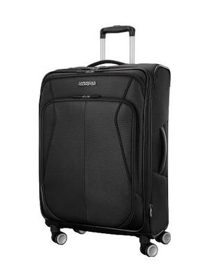AMERICAN TOURISTER 4 Kix 3.0 Softside 24-in Checked Spinner - Black