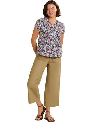 BRAKEBURN Sheridan Soft Floral Blouse - Blue