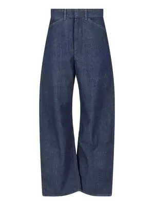 LEMAIRE Lemaire Wide Rounded Denim Trousers