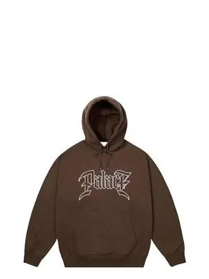 PALACE Le Script Hooded Sweatshirt - Fox