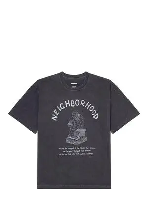NEIGHBORHOOD Printed Cotton-jersey T-shirt - Gray