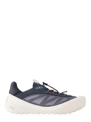 Moncler Trailgrip LP Leather-Trimmed Mesh Sneakers Blue