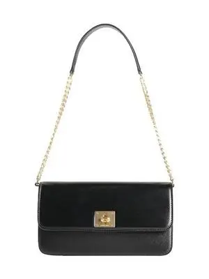 GOLDEN GOOSE Leather Baguette Bag - Black