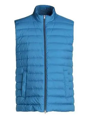 Herno Quilted Goose Down Vest - Blue