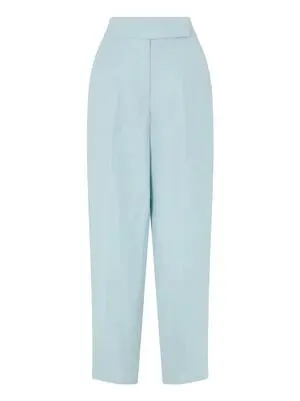 JOSEPH Aix Twill Straight-leg Pants - Blue