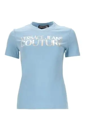 Versace Logo T-Shirt Azure
