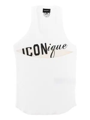 Dsquared2 Top "cut-out - White