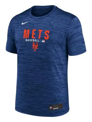 Nike New York Mets Authentic Collection Dri-fit Mlb T-shirt - Blue