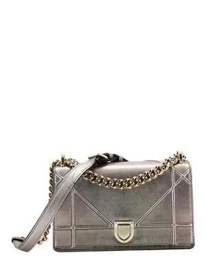 Dior Diorama Flap Bag Lambskin Small - Metallic