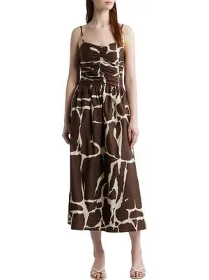 Rails Printed Midi Dress - Terra
