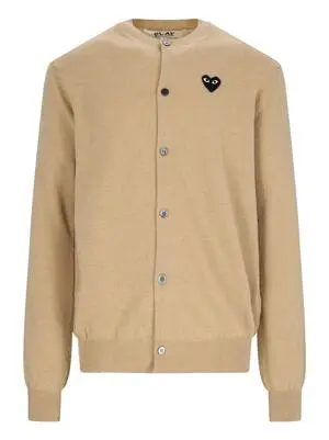 Play Comme Des Garcon Cardigan - Beige