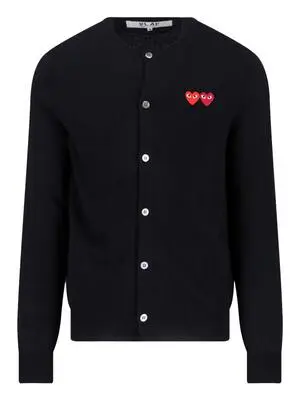 Play Comme Des Garcon Cardigan - Black