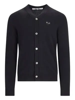 Play Comme Des Garcon Cardigan - Black