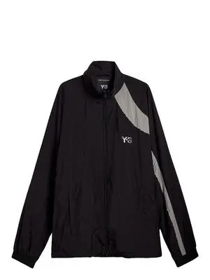 ADIDAS Y-3 Water-repellent Nylon Jacket With Logo - Black