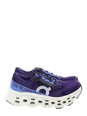 On Cloudmonster 3 Logo-Print Sneakers Purple