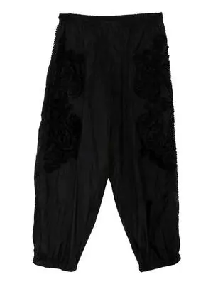 TAAKK Ruffled Trousers - Black