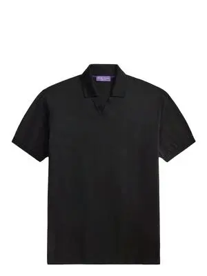 Ralph Lauren Purple Label V-neck Short-sleeve T-shirt - Black