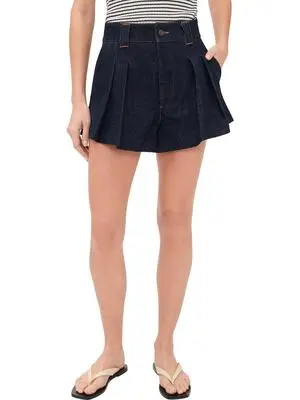 FRAME The Structural Denim Shorts - Rinse
