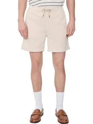 Nn07 Gregor Pull-on Stretch Twill Shorts - Ivory