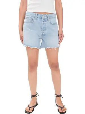 AGOLDE Loose Fit Vintage Denim Shorts - Comeback