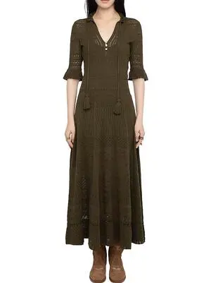 Zadig&Voltaire Memphis Maxi Dress - Tilleul